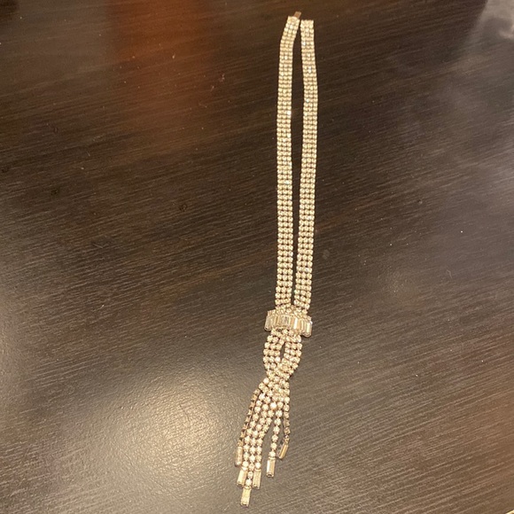 Jewelry | Vintage Faux Diamond Rhinestone Necklace | Poshmark